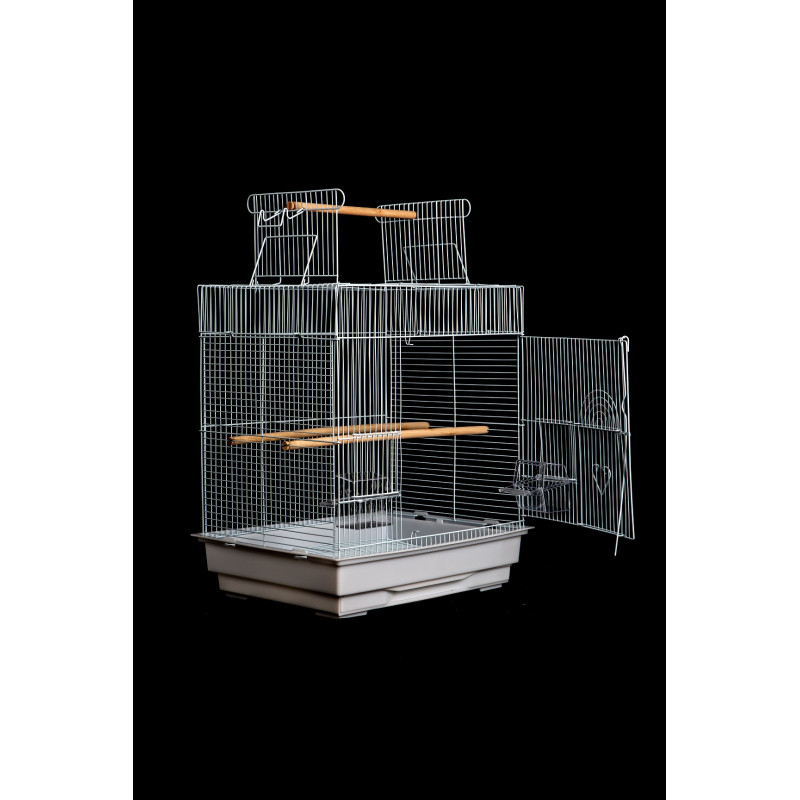 Square Open Top Small Bird Cage | Glitter Pet Supplies